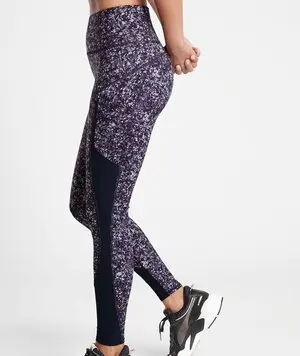 athleta - Rainier Printed Mesh Tight