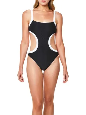 SANCTUARY Mod Sqaure Neck Monokini