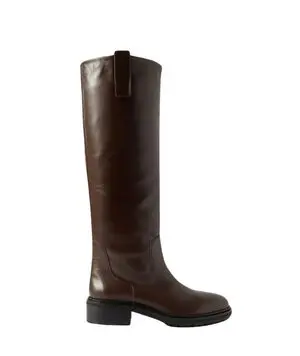 AeydĒ Henry Leather Knee Boots - Brown