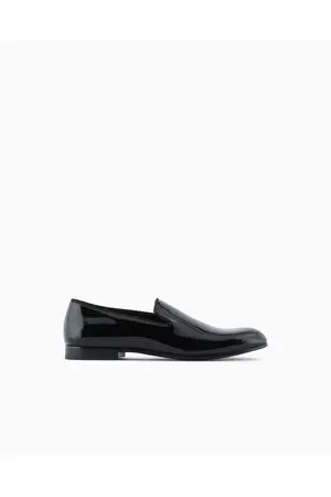 Giorgio Armani Patent Leather Loafers