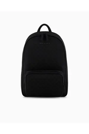 Emporio Armani Nylon Backpack - Black