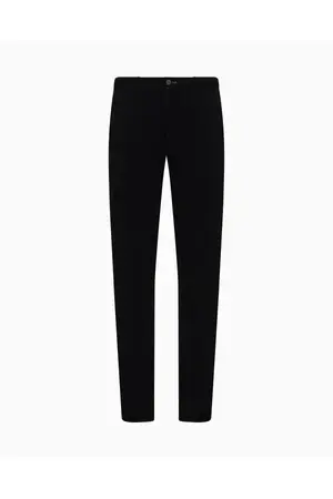 Giorgio Armani Velvet Trousers - Black