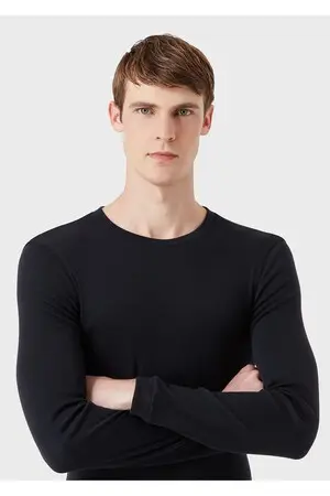 Giorgio Armani Pure Cashmere Interlock Crew-neck Jumper