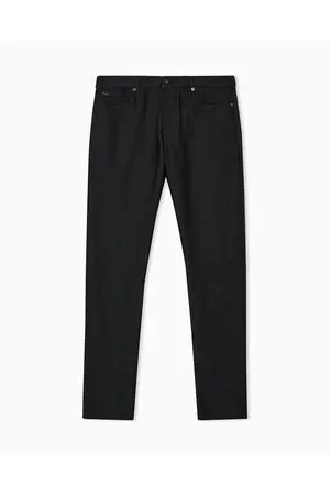 Emporio Armani J06 Slim-fit Trousers - Black