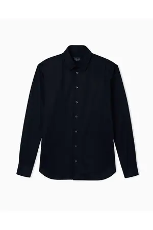 Giorgio Armani Plain-knit Cotton Interlock Shirt