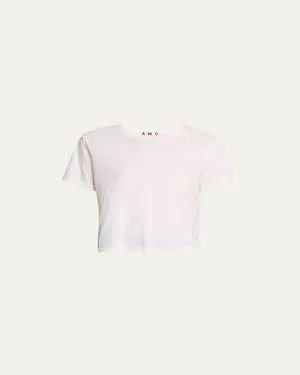 AMO Babe Cropped Tee - White