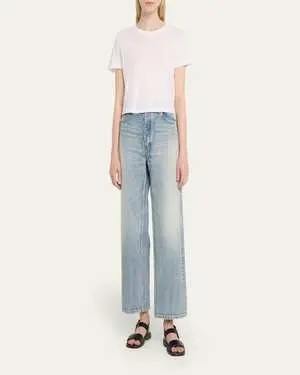 AMO Babe Cropped Tee - White