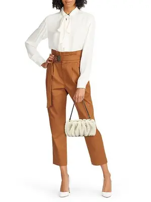 Staud Bean Shearling Convertible Bag