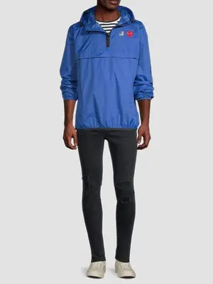 Play Comme Des Garcon K-way Half-zip Hoodie