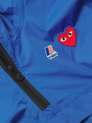 Play Comme Des Garcon K-way Half-zip Hoodie