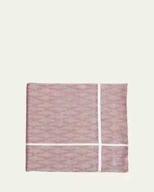 Simonnot Godard Nocturne Nuit Handkerchief - Burgundy