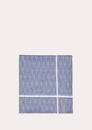 Simonnot Godard Nocturne Nuit Handkerchief Purple Pattern