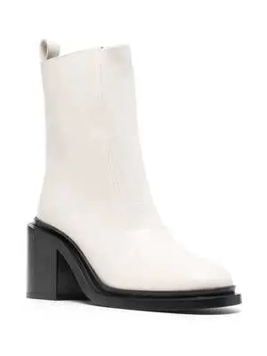 JIL SANDER 80mm Heel Ankle Boots