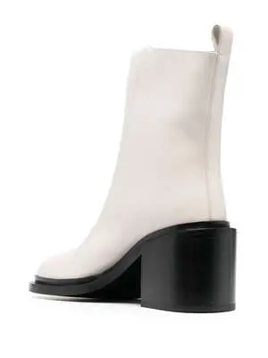JIL SANDER 80mm Heel Ankle Boots