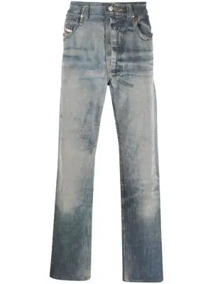 DIESEL® D-macs 09e51 Straight-leg Jeans - Blue