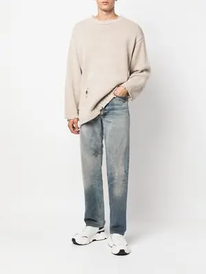 DIESEL® D-macs 09e51 Straight-leg Jeans - Blue