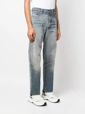 DIESEL® D-macs 09e51 Straight-leg Jeans - Blue