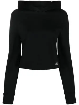 Calvin Klein Cropped Logo Hoodie
