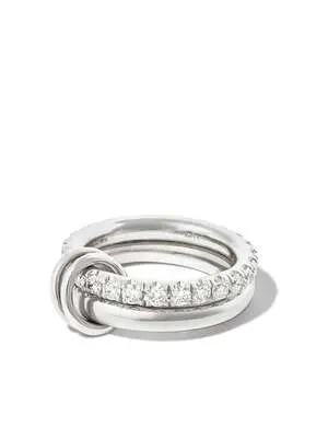 SPINELLI KILCOLLIN 18kt Gold Virgo Diamond Link Ring