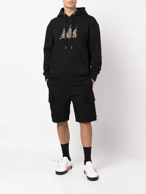 GOD'S MASTERFUL CHILDREN Crystal-embellished Hoodie - Black