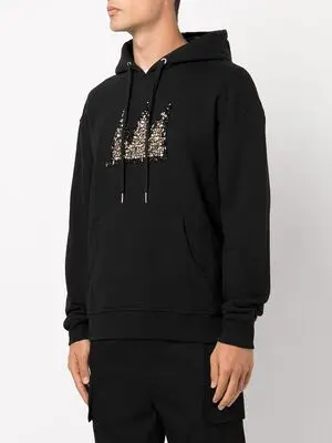 GOD'S MASTERFUL CHILDREN Crystal-embellished Hoodie - Black