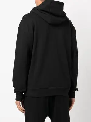 GOD'S MASTERFUL CHILDREN Crystal-skull Drawstring Hoodie - Black
