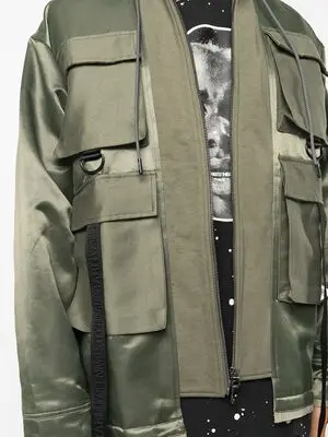 MOSTLY HEARD RARELY SEEN M65 Cargo-pocket Zip-up Jacket - Green