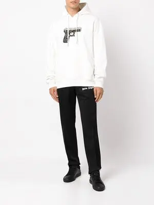 GOD'S MASTERFUL CHILDREN Crystal-embellished Hoodie - White