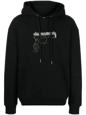 GOD'S MASTERFUL CHILDREN Crystal-embellished Hoodie - Black