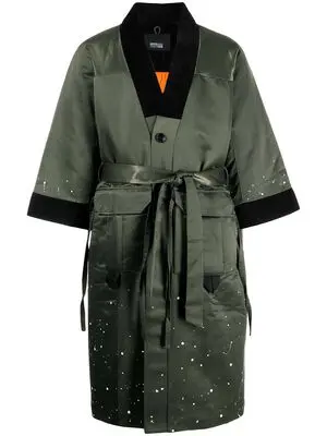 MOSTLY HEARD RARELY SEEN Kimono Robe Overcoat - Green