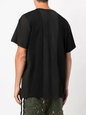 MOSTLY HEARD RARELY SEEN Text Print Cottont-shirt - Black