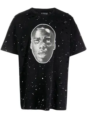 MOSTLY HEARD RARELY SEEN Ge Out Paint-splatter T-shirt