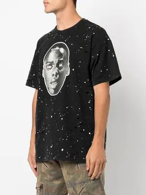 MOSTLY HEARD RARELY SEEN Ge Out Paint-splatter T-shirt