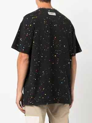 MOSTLY HEARD RARELY SEEN Graphic-print Paint T-shirt