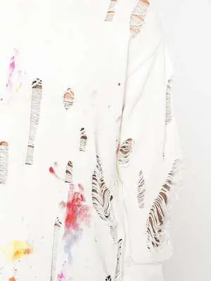 MOSTLY HEARD RARELY SEEN Paint-splatter Sweatshirt
