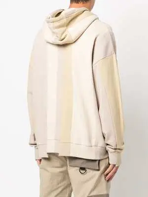MOSTLY HEARD RARELY SEEN Spliced Text Hoodie