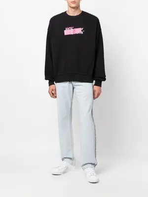 MISBHV Logo-print Distressed Sweatshirt