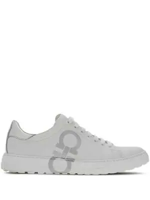 FERRAGAMO Gancini-print Lace-up Sneakers