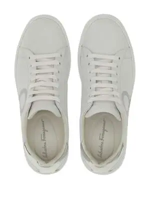 FERRAGAMO Gancini-print Lace-up Sneakers