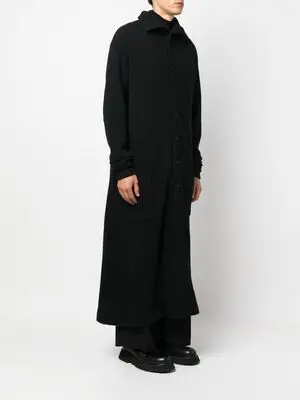 Yohji Yamamoto Fine-knit Ankle-length Coat