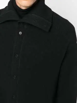 Yohji Yamamoto Fine-knit Ankle-length Coat