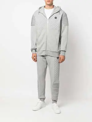 Philipp Plein Quilted Cotton Tracksuit Set