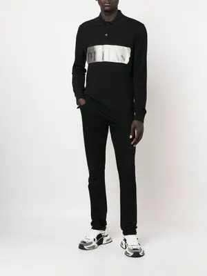 Philipp Plein Logo-print Polo Shirt - Black