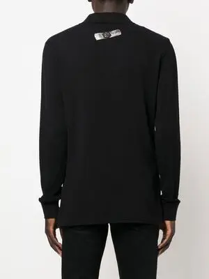 Philipp Plein Logo-print Polo Shirt - Black