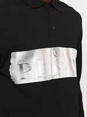 Philipp Plein Logo-print Polo Shirt - Black
