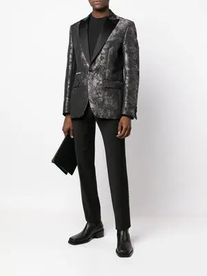 Philipp Plein Gothic Plein Jacquard Blazer