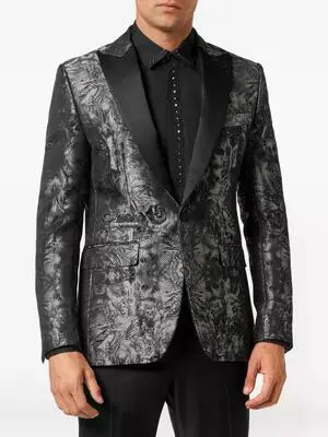 Philipp Plein Gothic Patterned Blazer