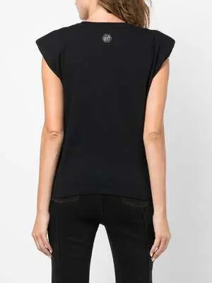 Philipp Plein Skull Print Tank Top - Black