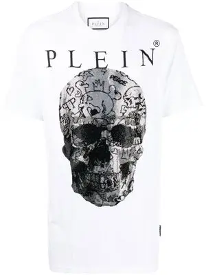 Philipp Plein Skull-print Short-sleeve T-shirt - White