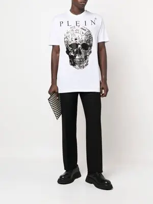 Philipp Plein Skull-print Short-sleeve T-shirt - White